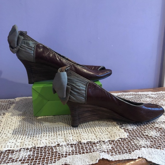 kenzie | Shoes | Kenzie Peeptoe Wedge | Poshmark